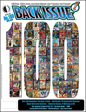 The landmark 100th issue of BACK ISSUE ships today! | TwoMorrows Tune ...