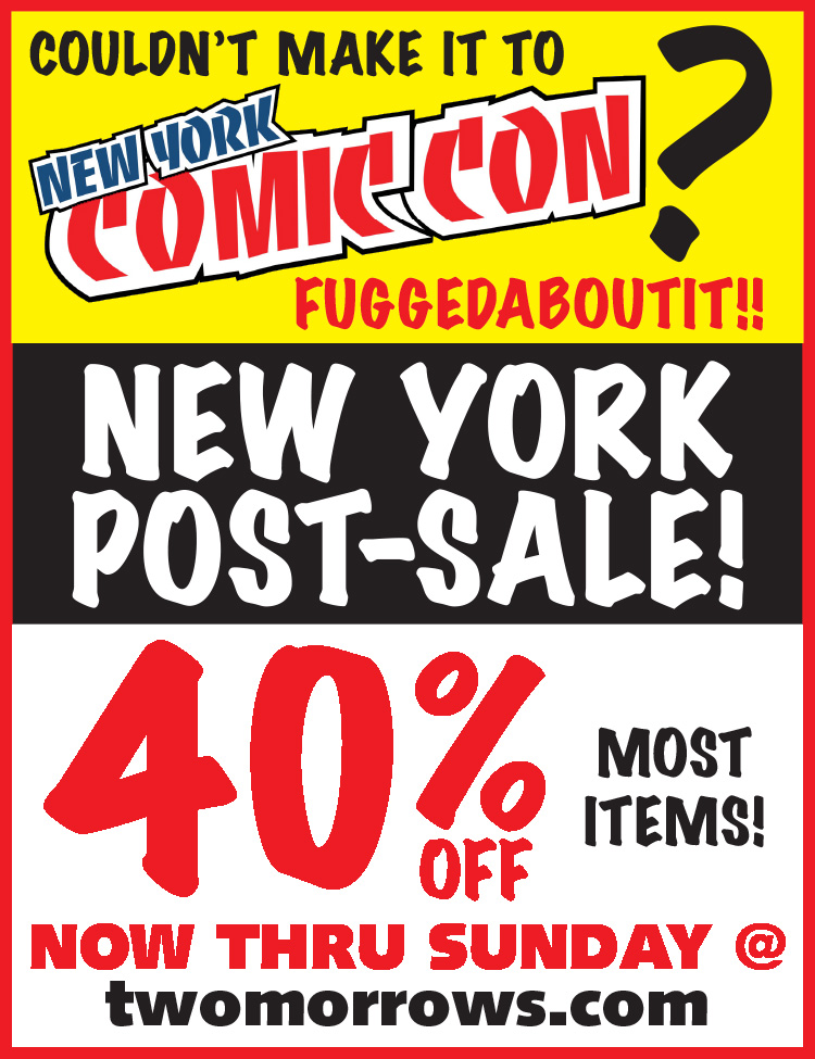 New York Post-Sale, now through Sunday | TwoMorrows Tune-In podcast and ...