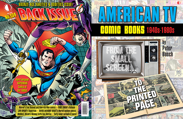 IN PREVIEWS NOW: Back Issue #134, American TV Comic Books, and more ...