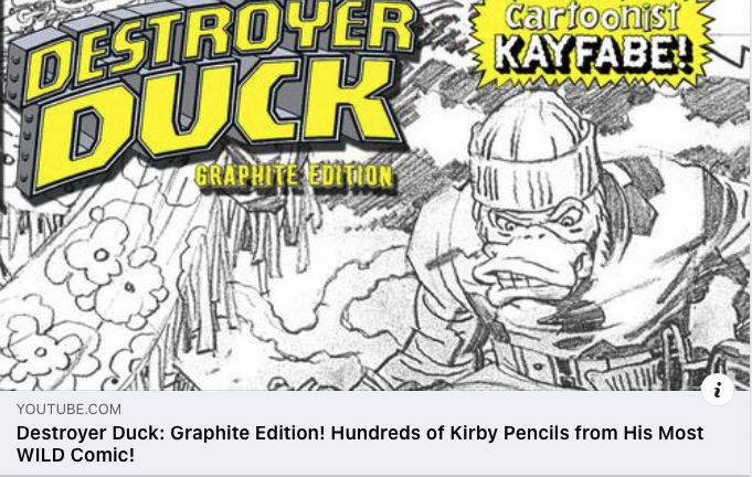 Destroyer Duck: Graphite Edition featured on Cartoonist Kayfabe ...